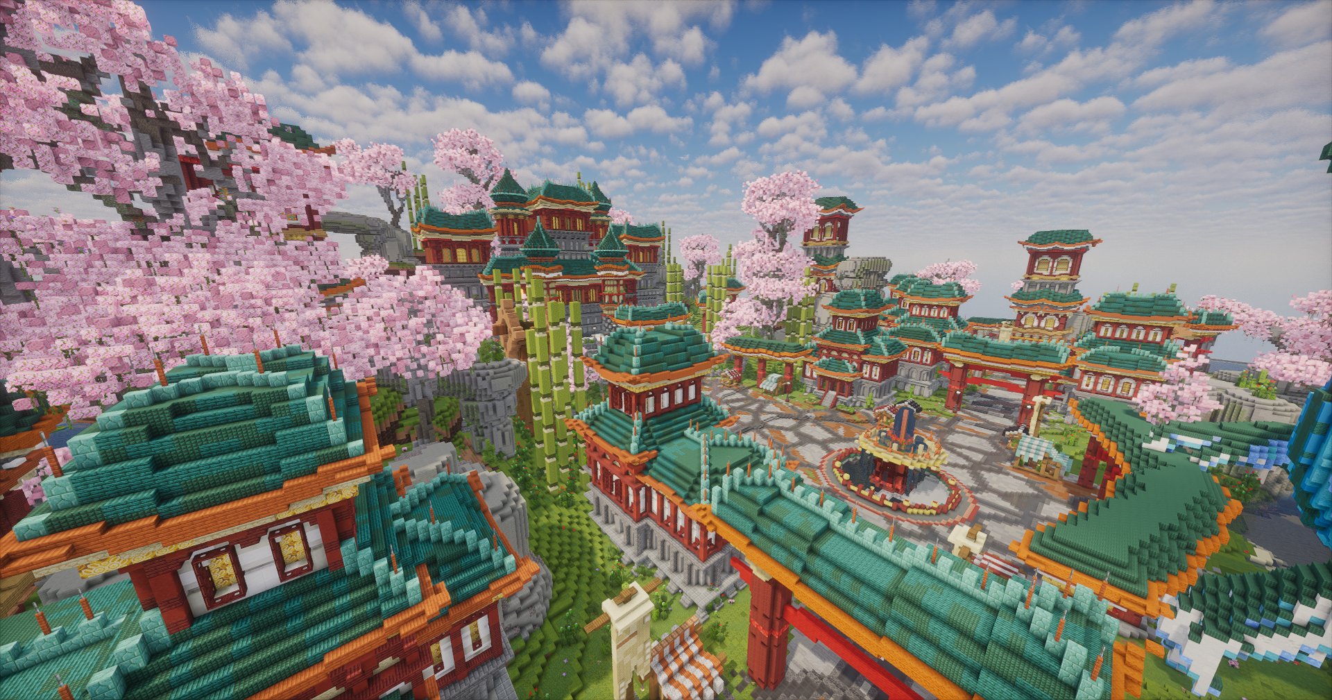 Minecraft Schematic or World Download Cute Japanese Spawn by OrioniX ...