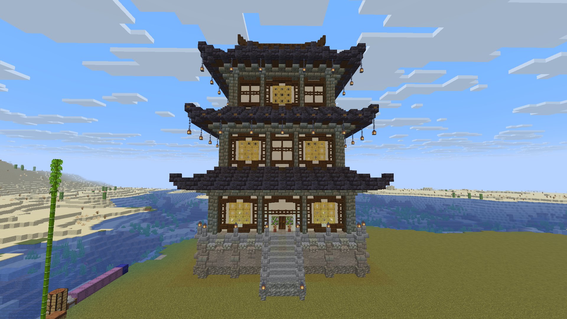 Minecraft Schematic Asian Temple/Castle by ucho1 | abfielder.com