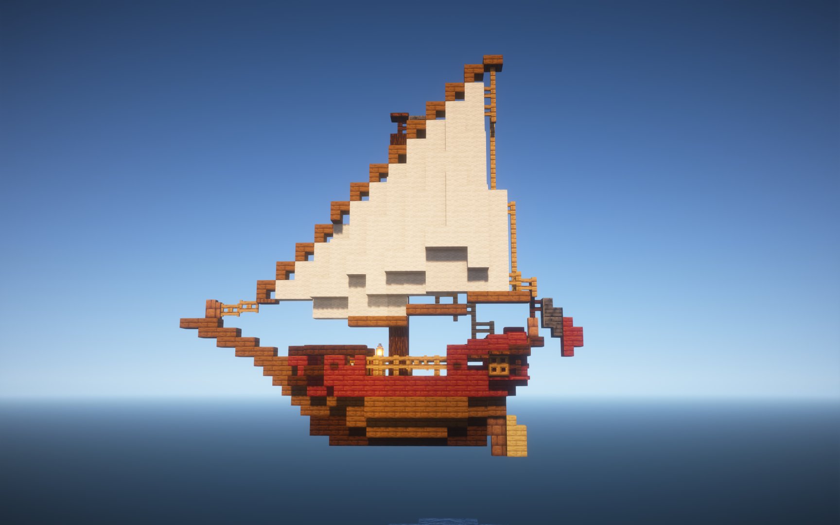 Minecraft Schematic Small merchant Ship by Devinket | abfielder.com