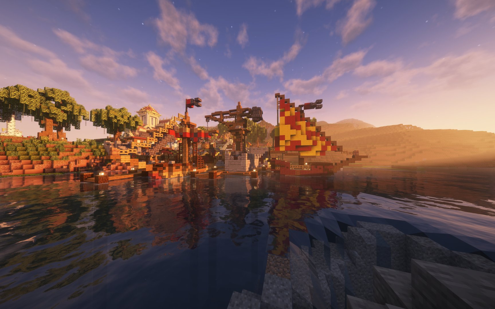 Minecraft Schematic Small merchant Ship by Devinket | abfielder.com