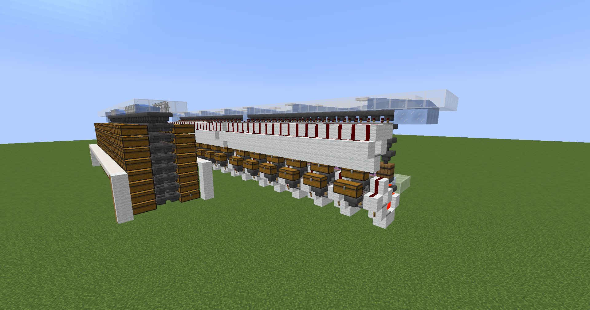 Minecraft Schematic Auto sorter shulker loader by Kortify | abfielder.com