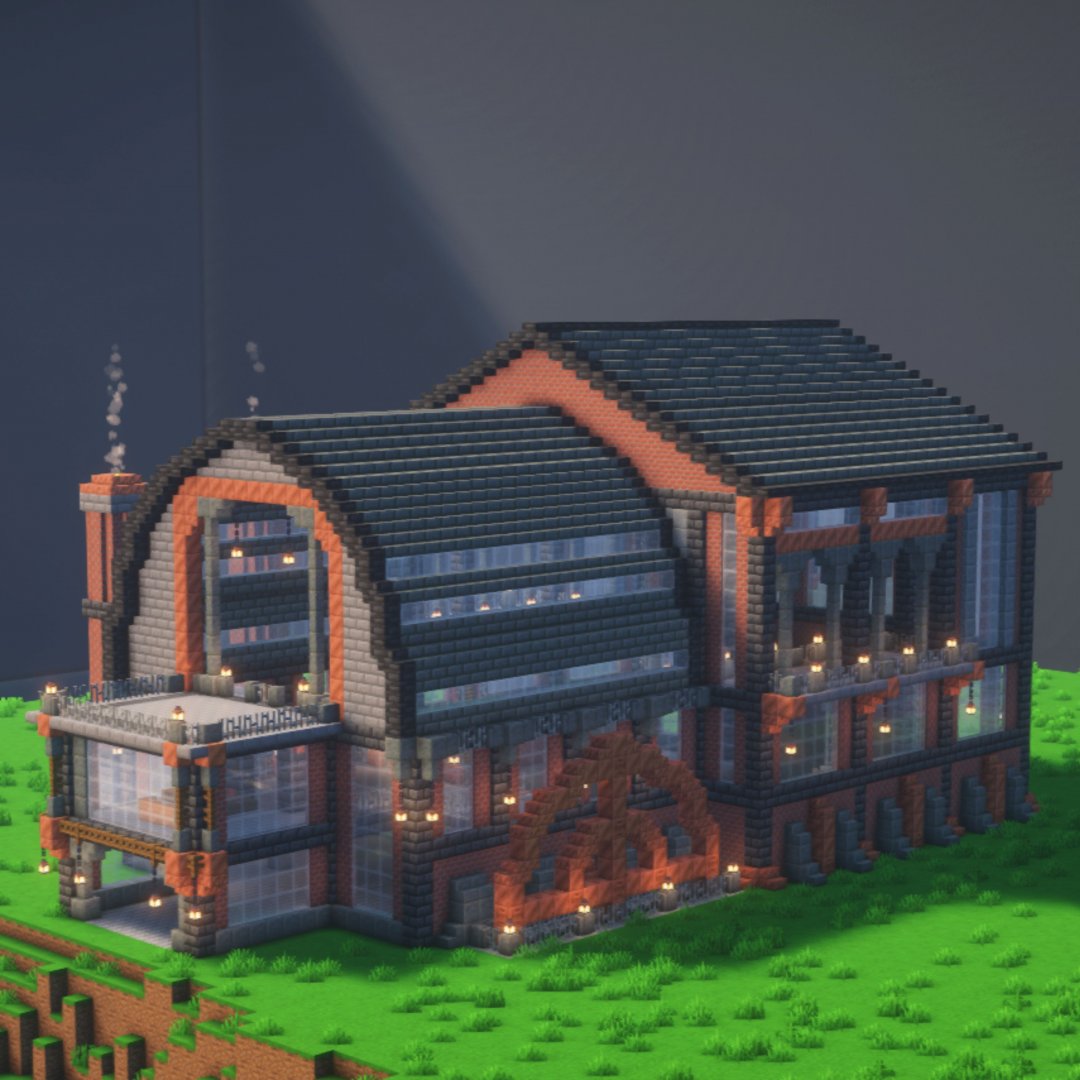 Minecraft Schematic Steampunk Factory by Unknown | abfielder.com