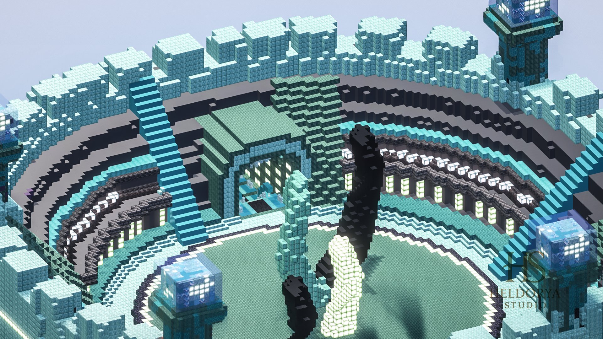 Minecraft Schematic Free Gift🌟 - PvP Arena Ocean Themed by Heldorya ...