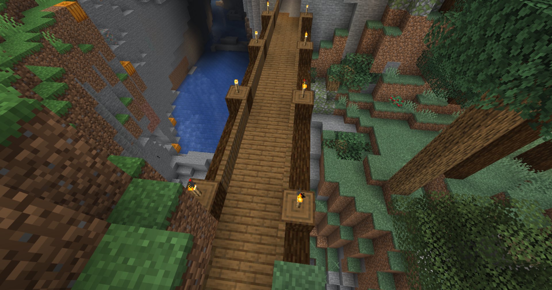 Minecraft Schematic Spruce Bridge by jxtgaming | abfielder.com