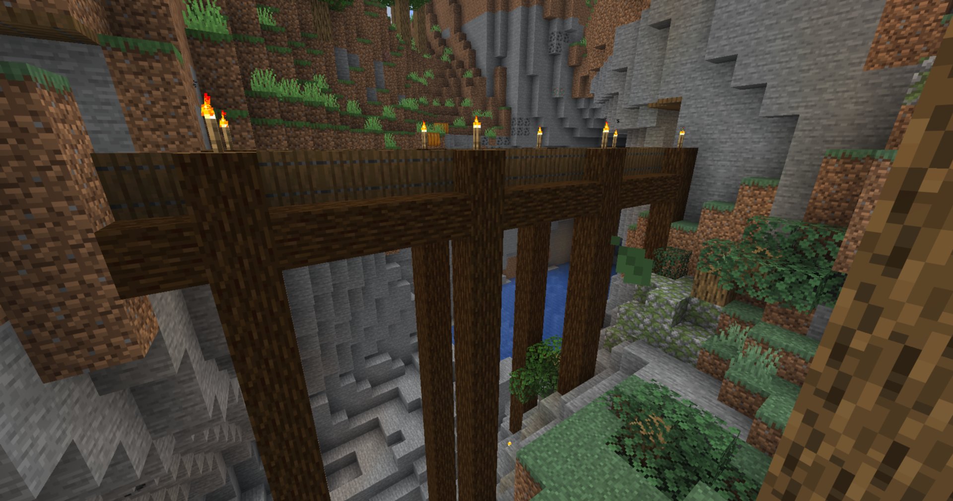 Minecraft Schematic Spruce Bridge by jxtgaming | abfielder.com