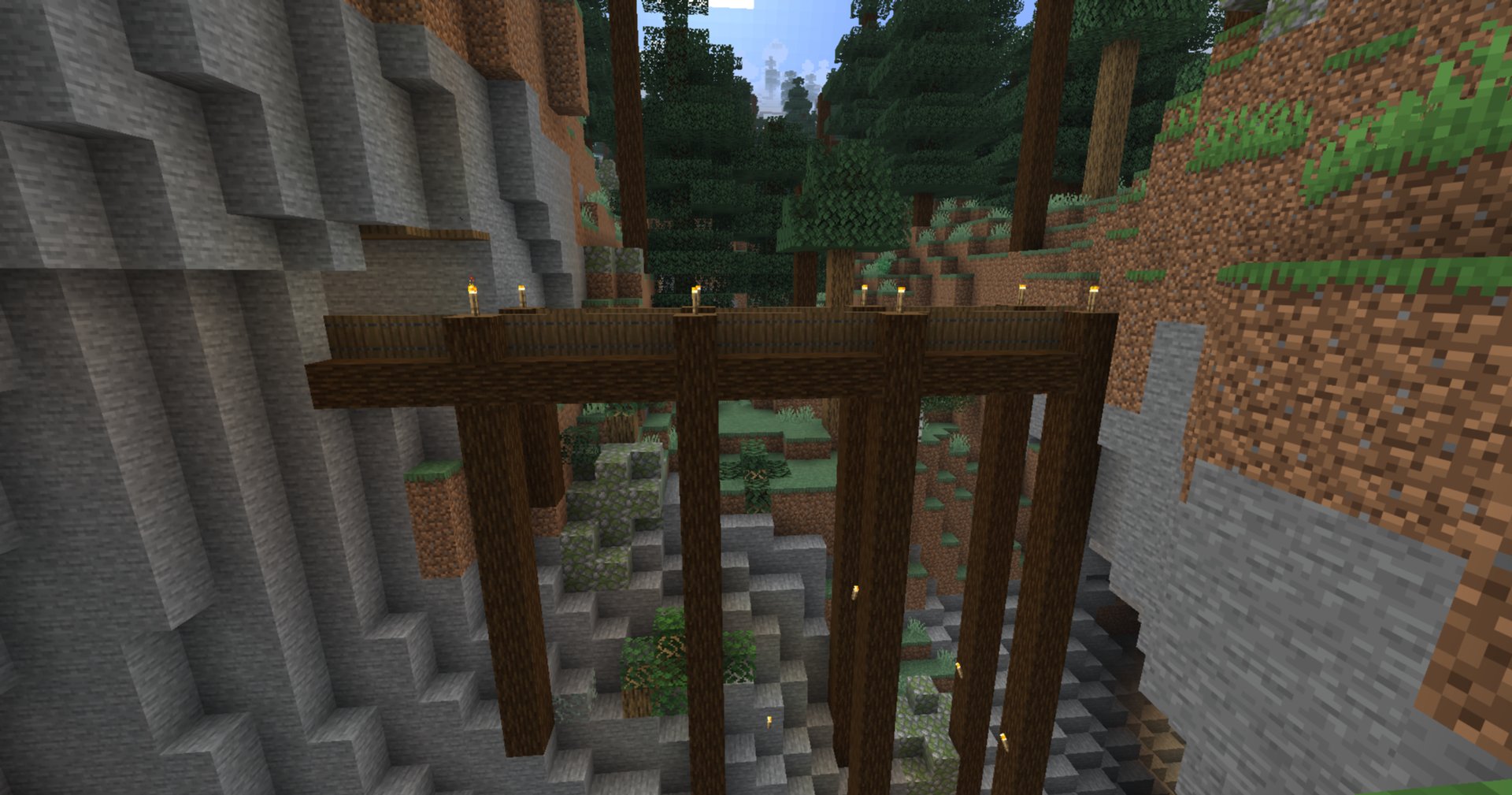 Minecraft Schematic Spruce Bridge by jxtgaming | abfielder.com