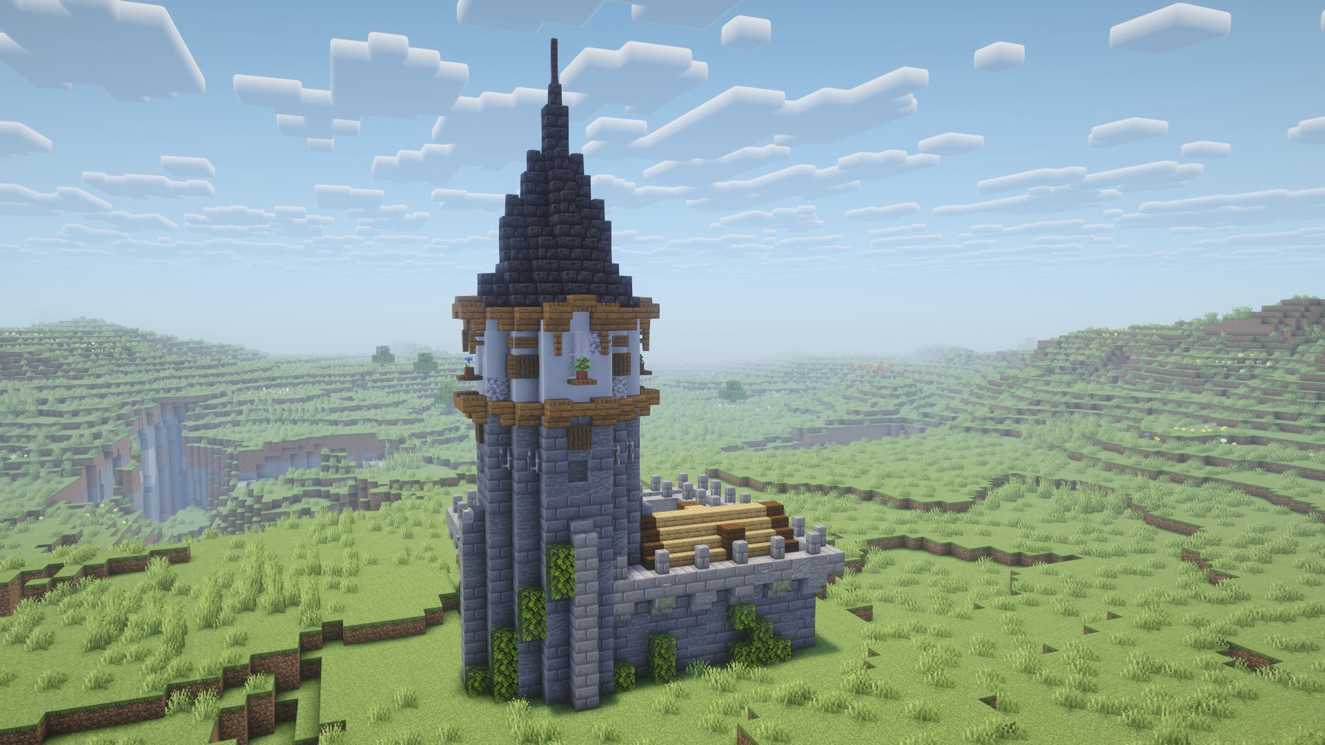 Minecraft Schematic Small Stone Castle by BigAriYT | abfielder.com