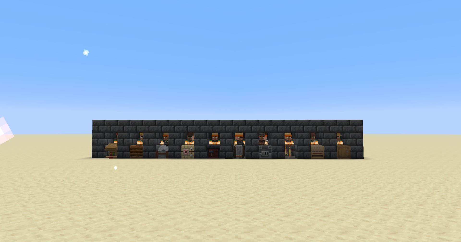 Minecraft Schematic Villager Trading Hall (10 villagers) by Citron8765 ...