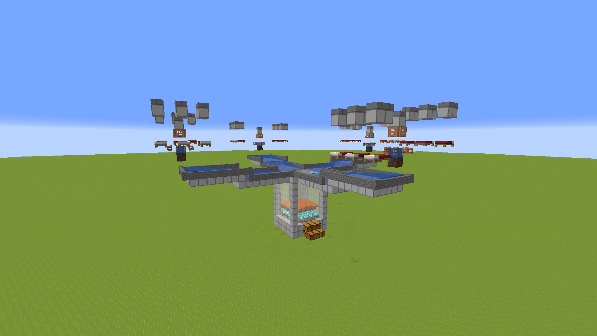 Minecraft Schematic Iron farm 1.21.11 +3600 P.H by ShulkerCraft ...