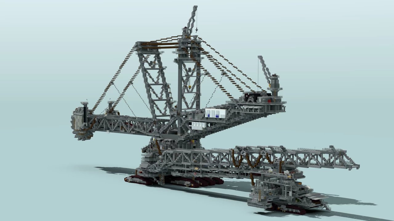 Minecraft Schematic Bucket-Wheel Excavator Bagger 288 by Captain_JEK ...