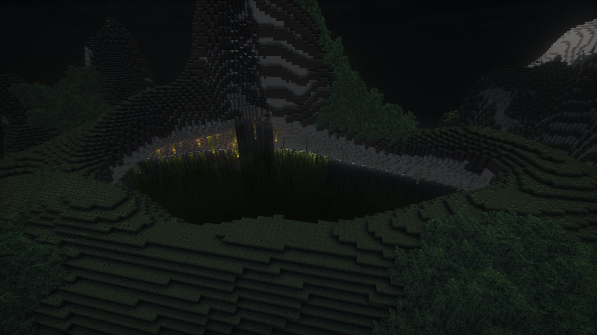 Minecraft Schematic Hollow Mountain W Big Cave Lake DETAILED by yfooG ...