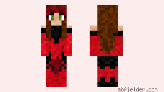 Minecraft Skin Scarlet Witch by abfielder | abfielder.com