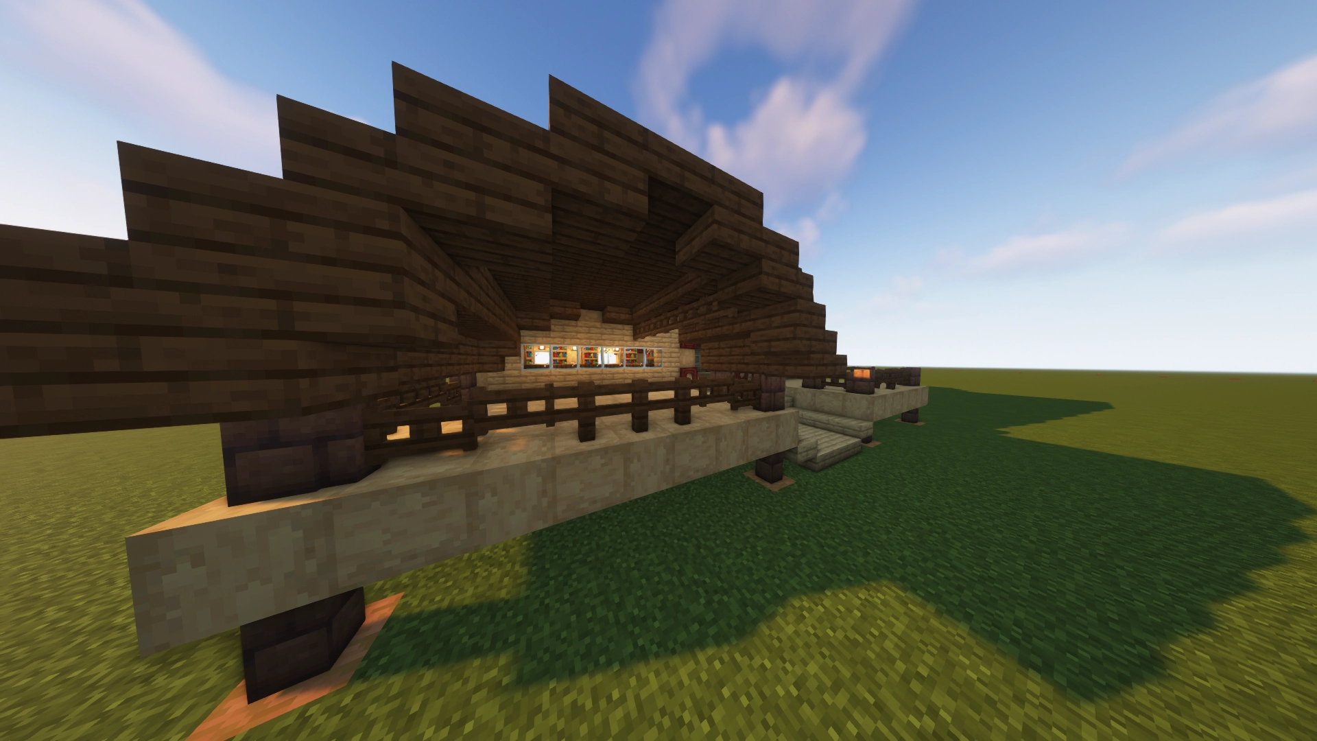 Minecraft Schematic Curved roof starter house by Big_Wolf | abfielder.com