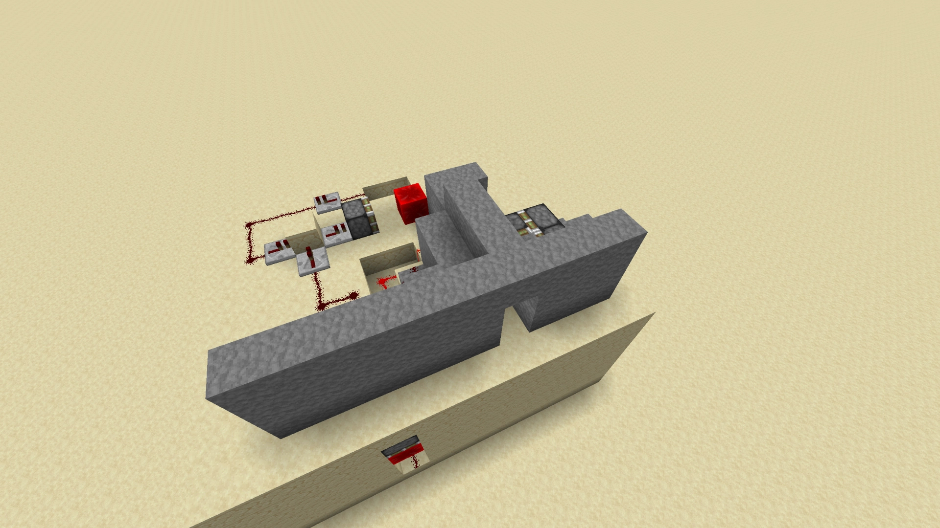 Minecraft Schematic Secret Door by Unknown | abfielder.com