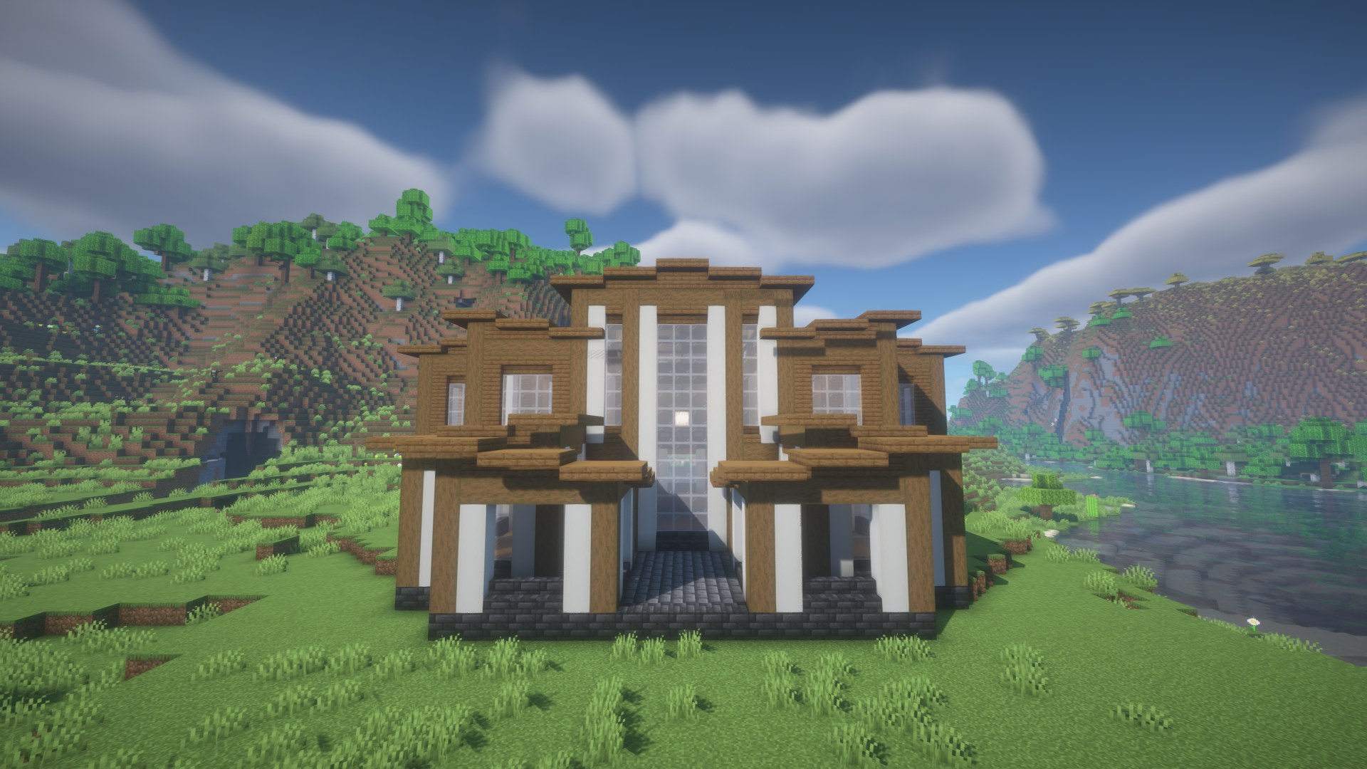 Minecraft Schematic Villa Home by DownTheBlockHomes | abfielder.com
