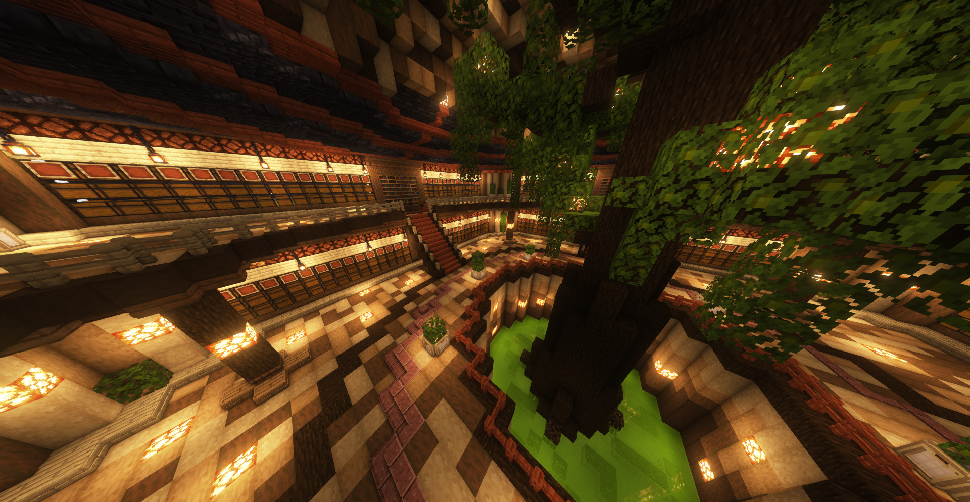 Minecraft Schematic Ancient Woooden storage room (automated) by TTV ...