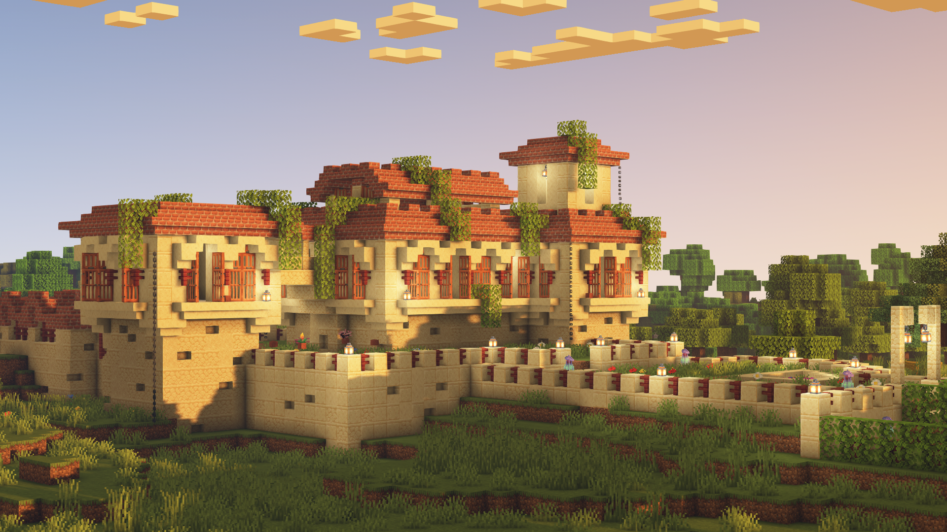 Minecraft Schematic Erfaren's Sandstone Villa by Erfaren | abfielder.com