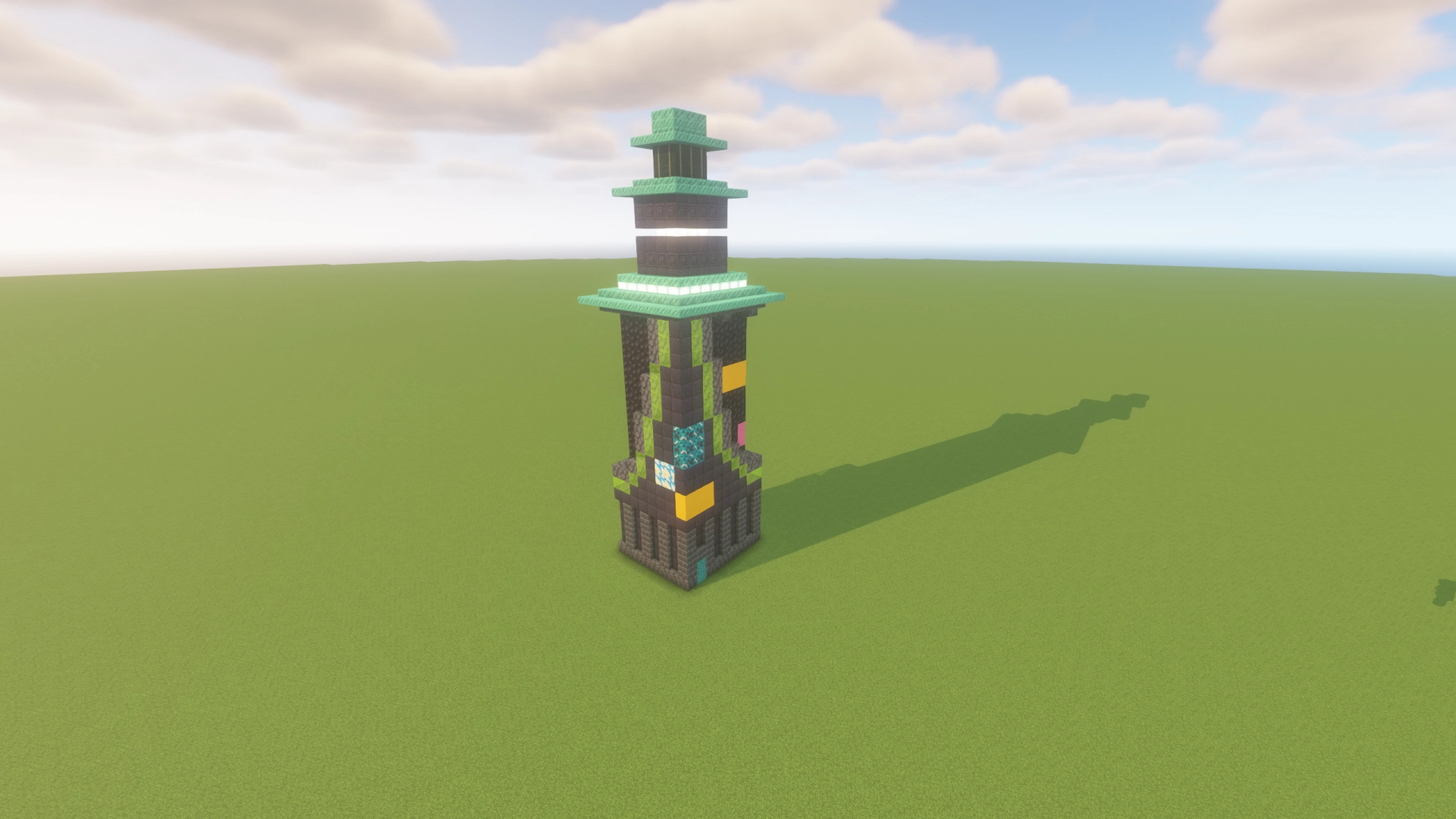 Cyberpunk house Minecraft Schematic