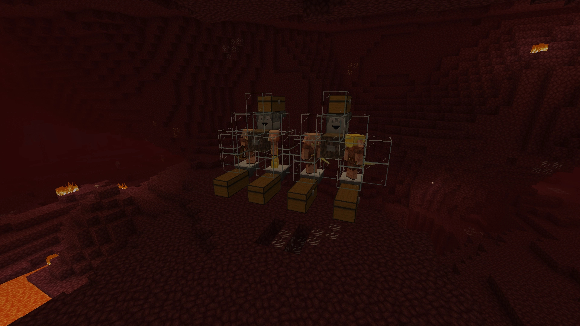 piglin trading area Minecraft Schematic