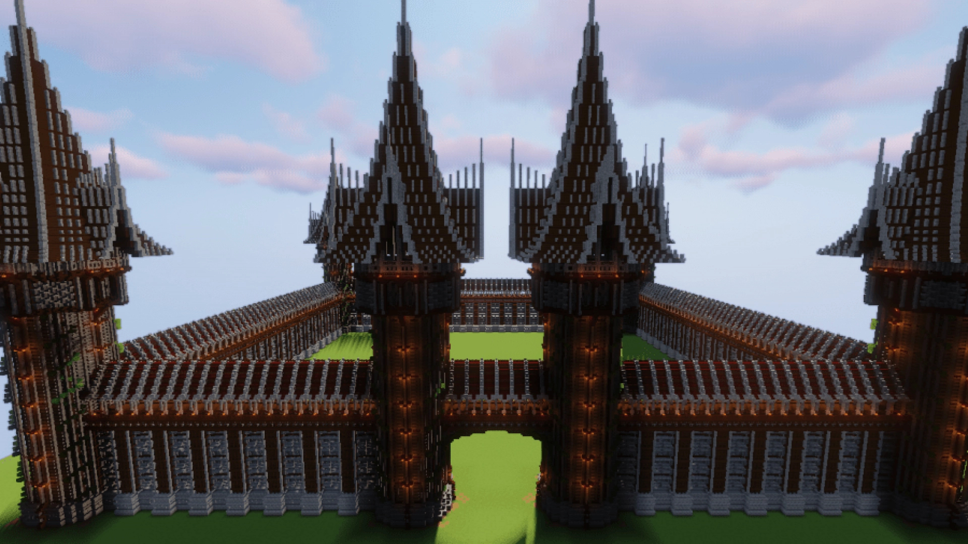 Fortress Walls Minecraft Schematic