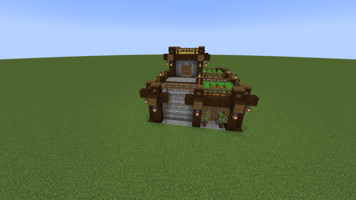 Wooden house Minecraft Schematic