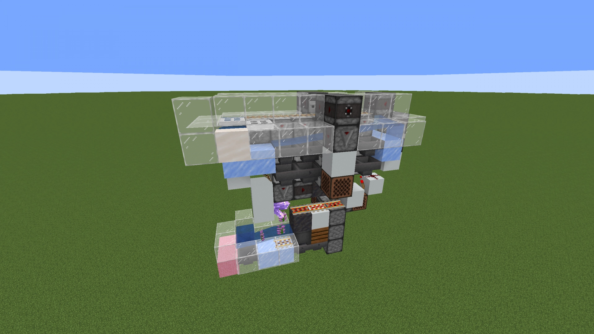 Tall Flower Farm 135k Per Hour Minecraft Schematic