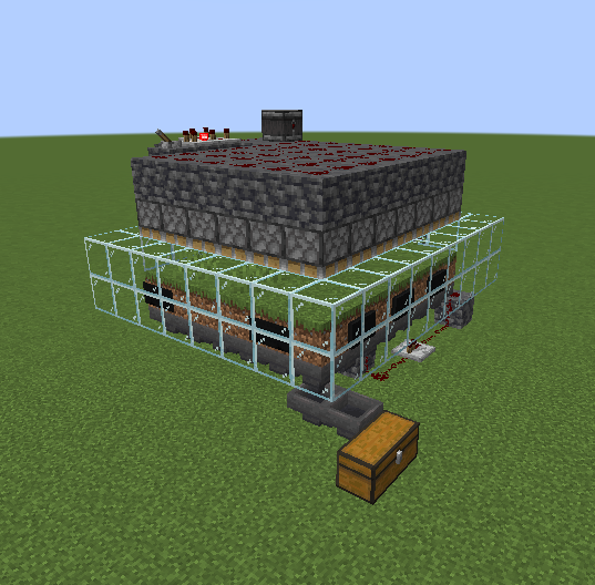 Seed+Flower Auto Farm Minecraft Schematic