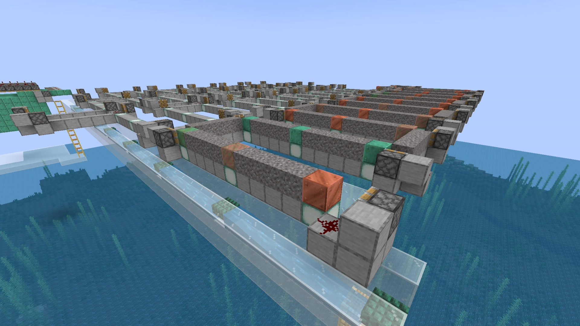 Copper Oxidation Farm Minecraft Schematic